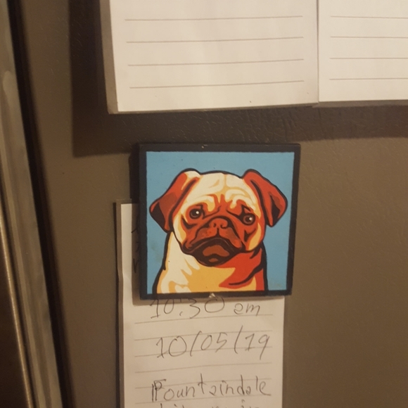 Accessories | Pug Magnet | Poshmark